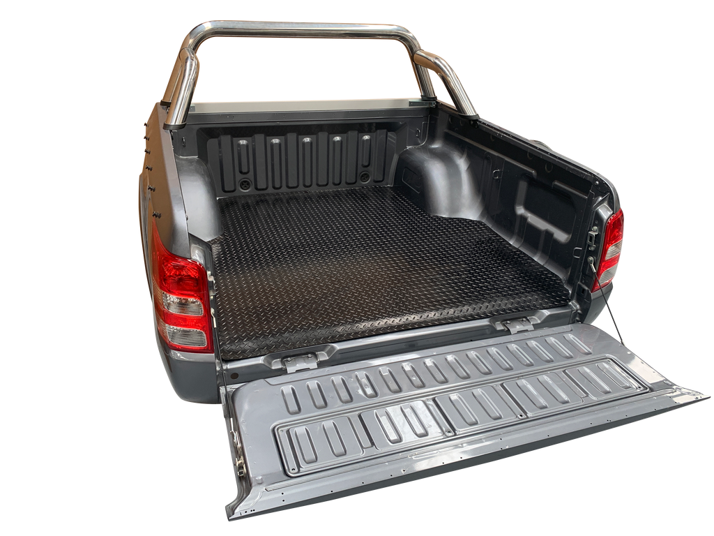 Checker Plate Rubber Ute Mat To Fit Ford Falcon FG Single Cab (2008 to – UTE GEAR ONLINE