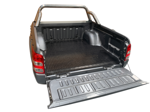 Checker Plate Rubber Ute Mat To Fit Ford Falcon FG Single Cab (2008 to ...